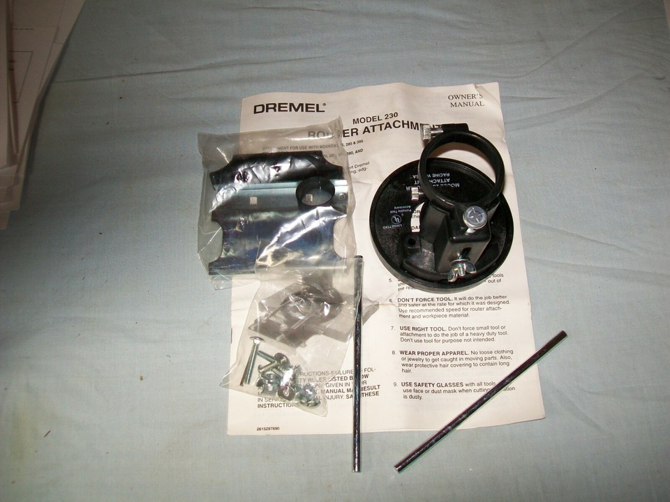 1 of Dremel part # 2615300792 router attachment fits model 230 OEM part ...