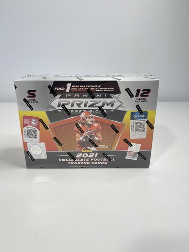 2021 Panini Prizm Draft Picks Collegiate Football Mega Box Red Ice Auto ...