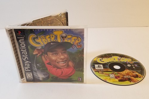 CyberTiger Sony PlayStation 1 1999 PS1 Golf Game Complete CiB In Case W ...