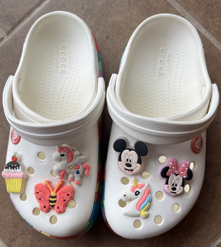 CROCS Crocband Chevron Beaded Girls Clogs size C 13 | eBay