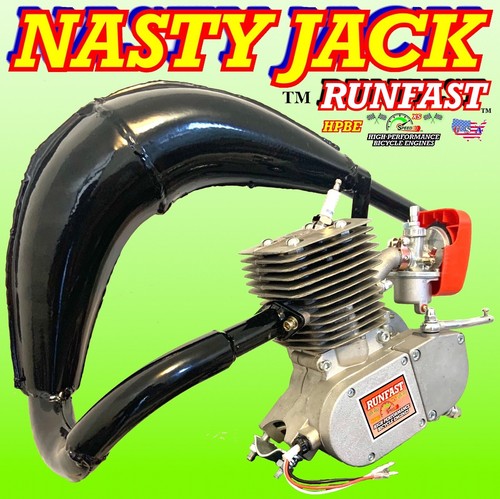 100cc 2 Stroke Real YD100 Motorized Bicycle Engine Motor kit + FASTER ...