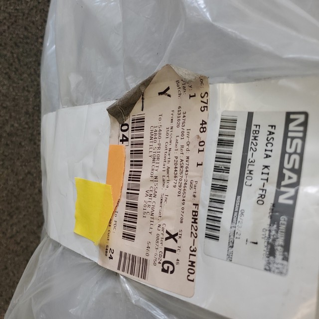 2013 to 2019 Nissan NV 200 Nv200 Front Bumper Cover OEM 62022-3lm0h for ...