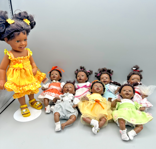 Lot of 8 Ashton Drake Sunshine & Lollipops African American Collectible ...