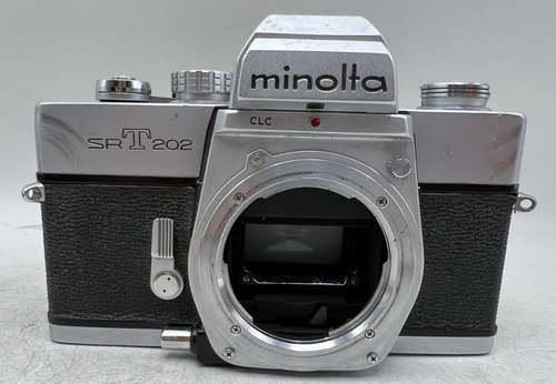 Silver Minolta SRT 202 35mm Film SLR Camera Body Only - *READ* | eBay