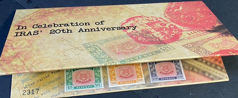 Singapore 1969-85 Revenue Stamp Complete set 10¢-$50,000 in IRAS ...