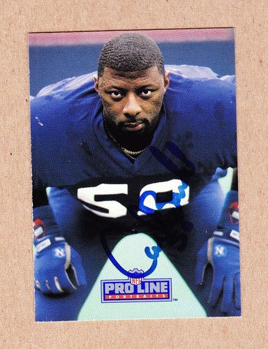 Carl Banks signed 1991 Pro Line card #2 New York Giants | eBay