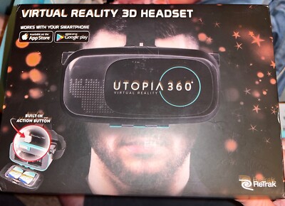 Virtual Reality Headset ReTrak Utopia 360 Smartphone VR Android Apple- | eBay