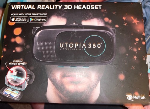 Virtual Reality Headset ReTrak Utopia 360 Smartphone VR Android Apple ...