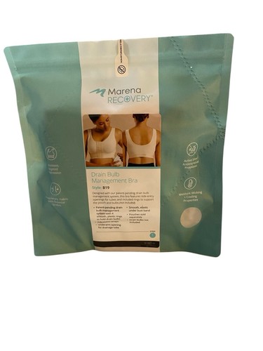 Marena Recovery Drain Bulb Management Bra Size 38-40 Beige New Made In ...