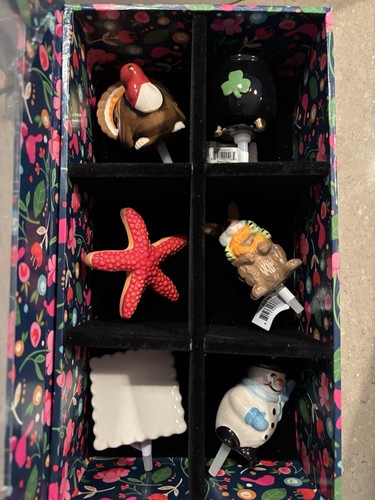 Lot of 6 Nora Fleming New & Retired Minis And New M4B Keepsake Case In ...