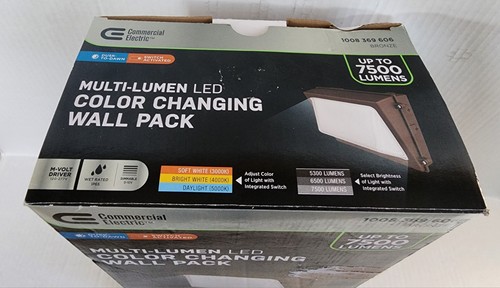 NEW Commercial Electric Dusk To Dawn LED Wall Pack 3000-5000k 5300-7500 ...