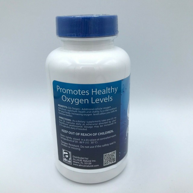 4 Oxygen O2 Pills Promotes Healthy Stabilized Cell Energy Levels Vital ...