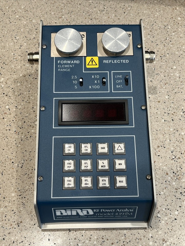 *NEW* Bird 4391M RF Power Analyst Kit, Bird 100-ST-MN 50ohm 100W ...