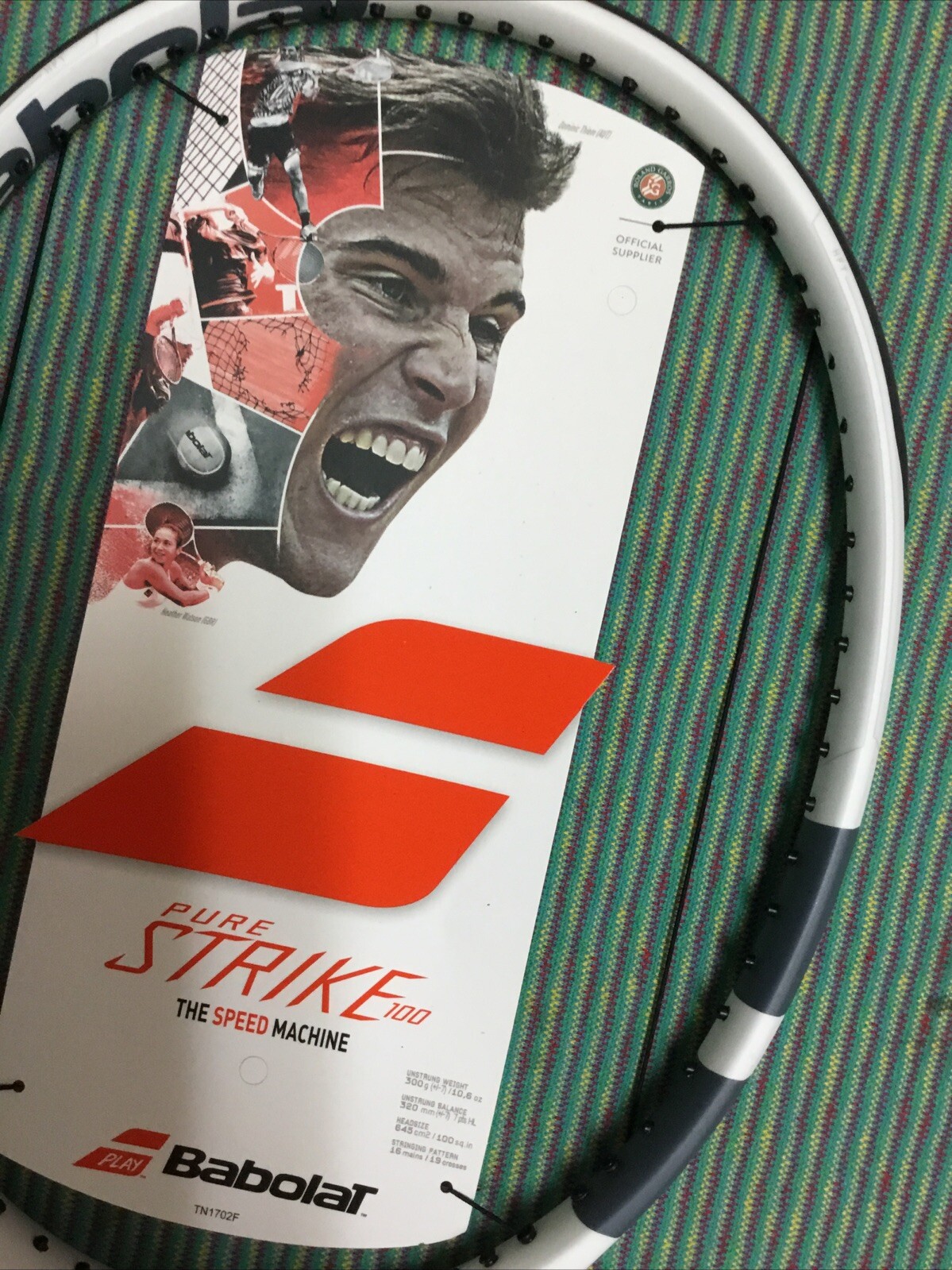 Babolat Pure Strike 100, 16/19, 4-1/2, NEW | eBay