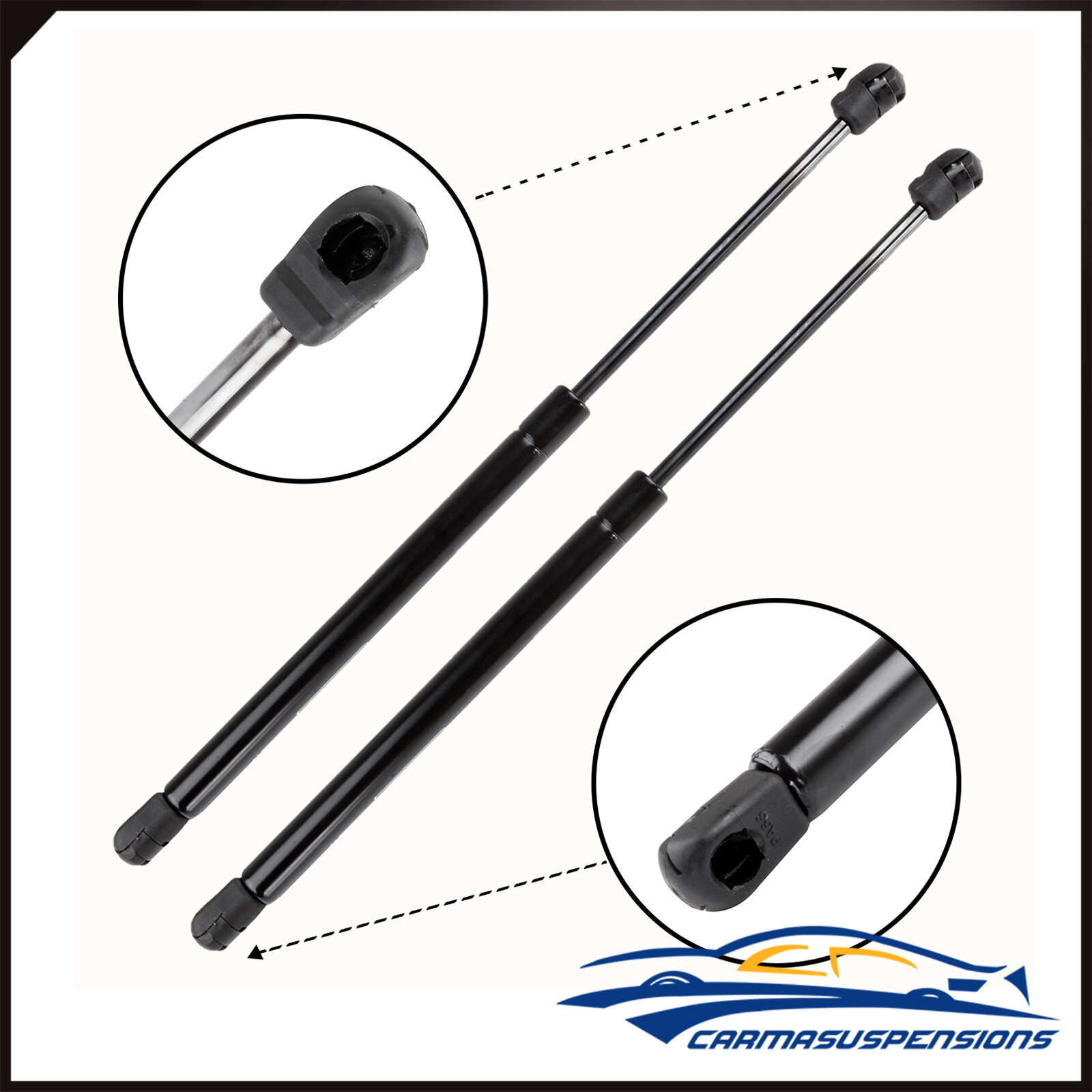2 Front Hood Lift Supports Gas Springs Struts Shocks For 2009-2014 ...
