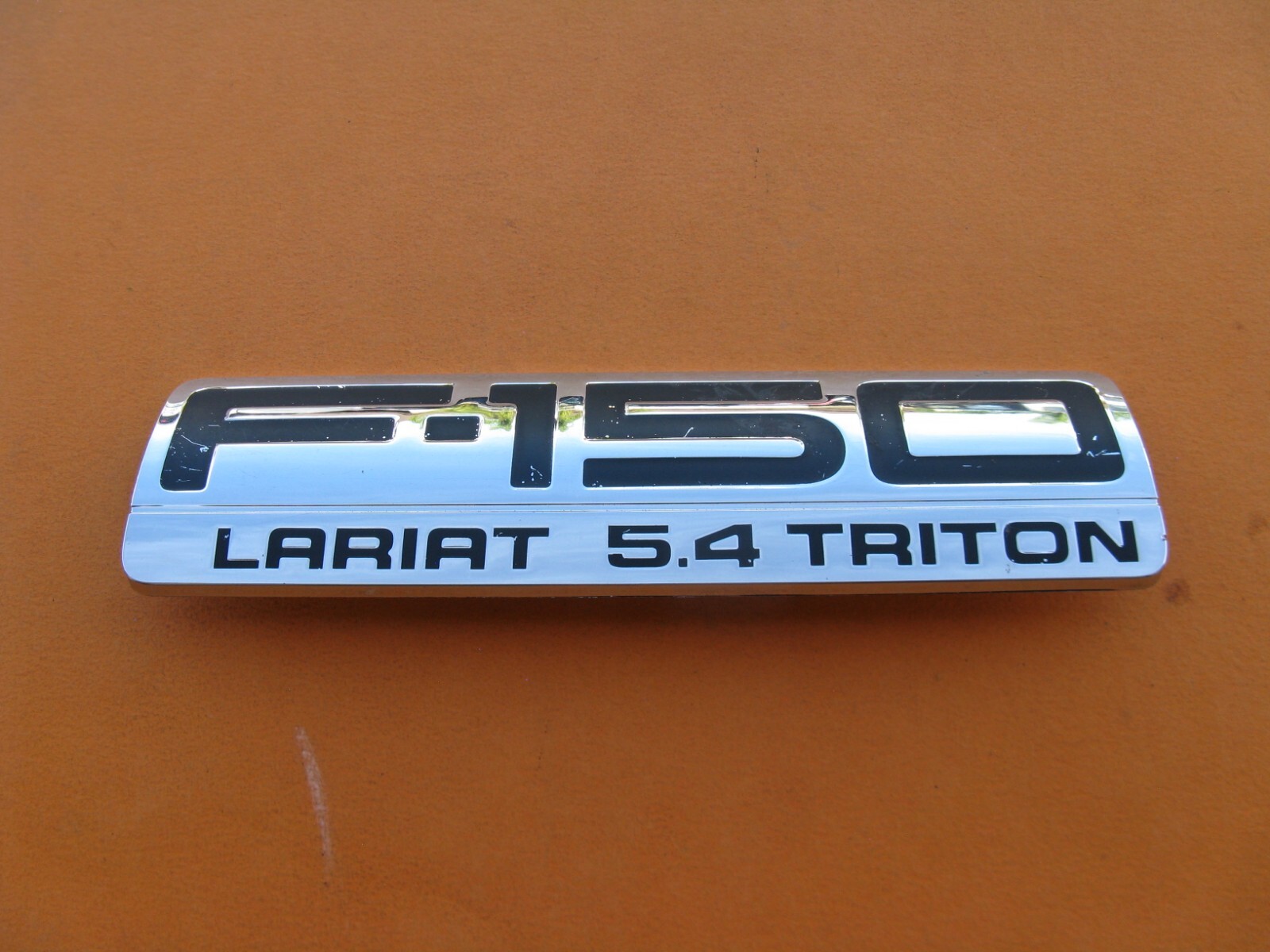 04 05 06 07 08 FORD F-150 LARIAT 5.4 TRITON SIDE FENDER EMBLEM LOGO ...
