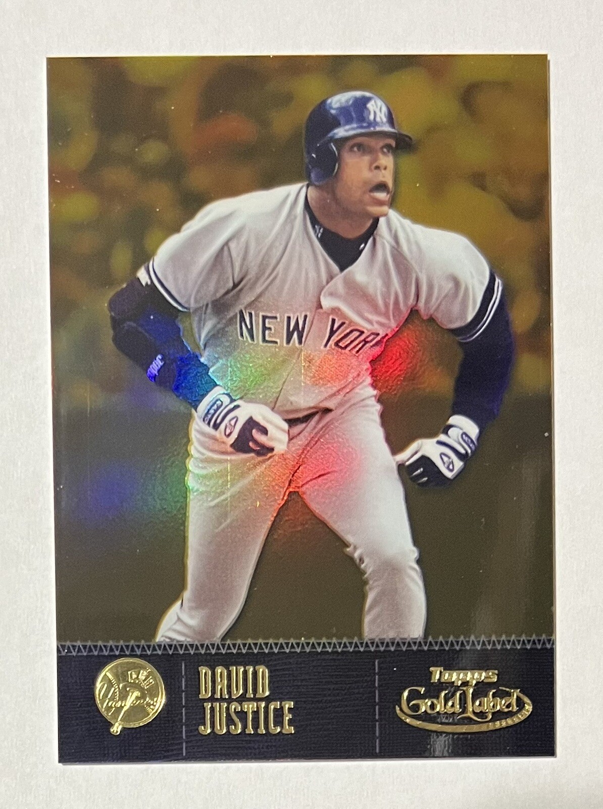 David Dave Justice 2001 Topps Gold Label Class 2 Card #24 - 375/699 | eBay