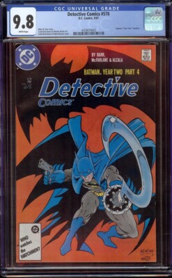 Detective Comics # 578 CGC 9.8 White (DC, 1987) Todd McFarlane cover | eBay