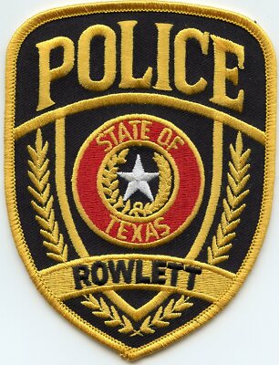 ROWLETT TEXAS TX POLICE PATCH | eBay