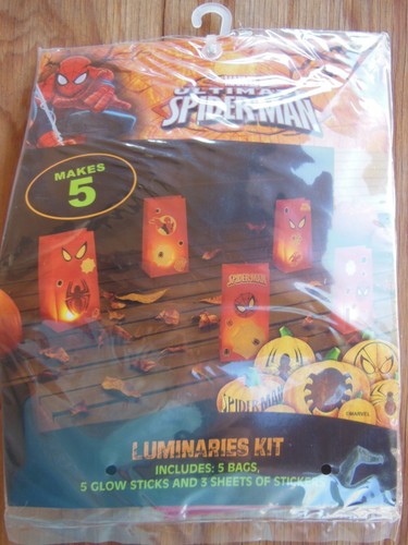 Marvel Ultimate Spider-Man Luminaries Kit - Spiderman Halloween ...