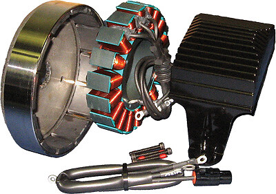 Cycle Electric Alternator Kit 80 Series 50 AMP Harley FLH/FLT 97-98 CE ...