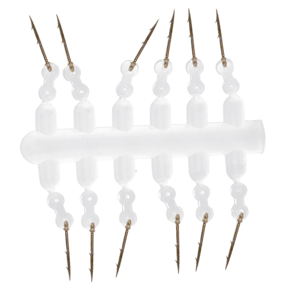 12pcs Metal Bait Spike Carp Bait Sting Boilies Pin Corn Ronnie Hair Rig ...