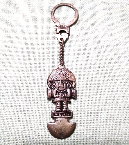 VTG 925 AZTEC MAYAN PERU KEY RING FREE SHIP SHOP OUR EBAY STORE! FREE ...