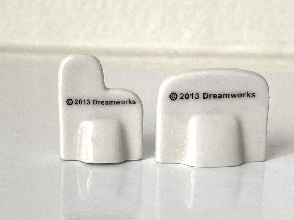 Lot 2 Fèves 2013 Dreamworks Escargot Rose Vert Bleu French charm ...