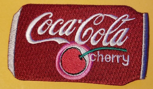 Cherry Coca Cola can Embroidered Patch approx 2x3.5" | eBay