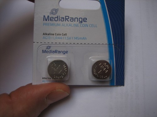 Lr44 A76 Two Mediange Battery/ 1.5v 145 Mah Alkaline Coin Cell Button ...