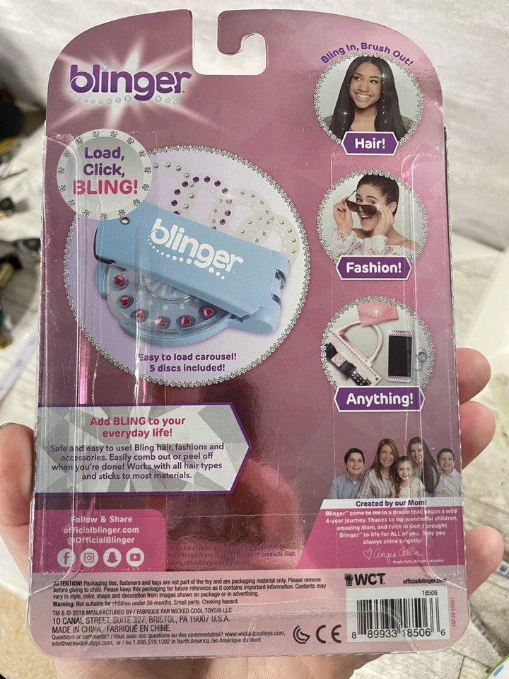 Blinger Refill 5 Discs 75 Adhesive Gems Sparkle Collection Hearts ...