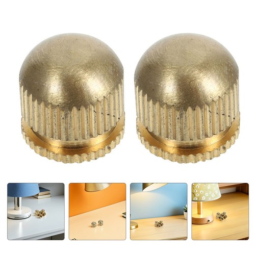 12 Pcs Copper Flower Branch Hanging Plate Nuts Finials for Lamps ...