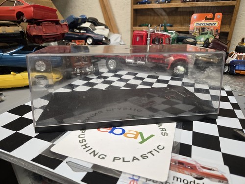 BUILT MODEL CAR AMT DISPLAY CASE NICE CLEAN PIECE LIGHT WARE GREAT ITEM ...