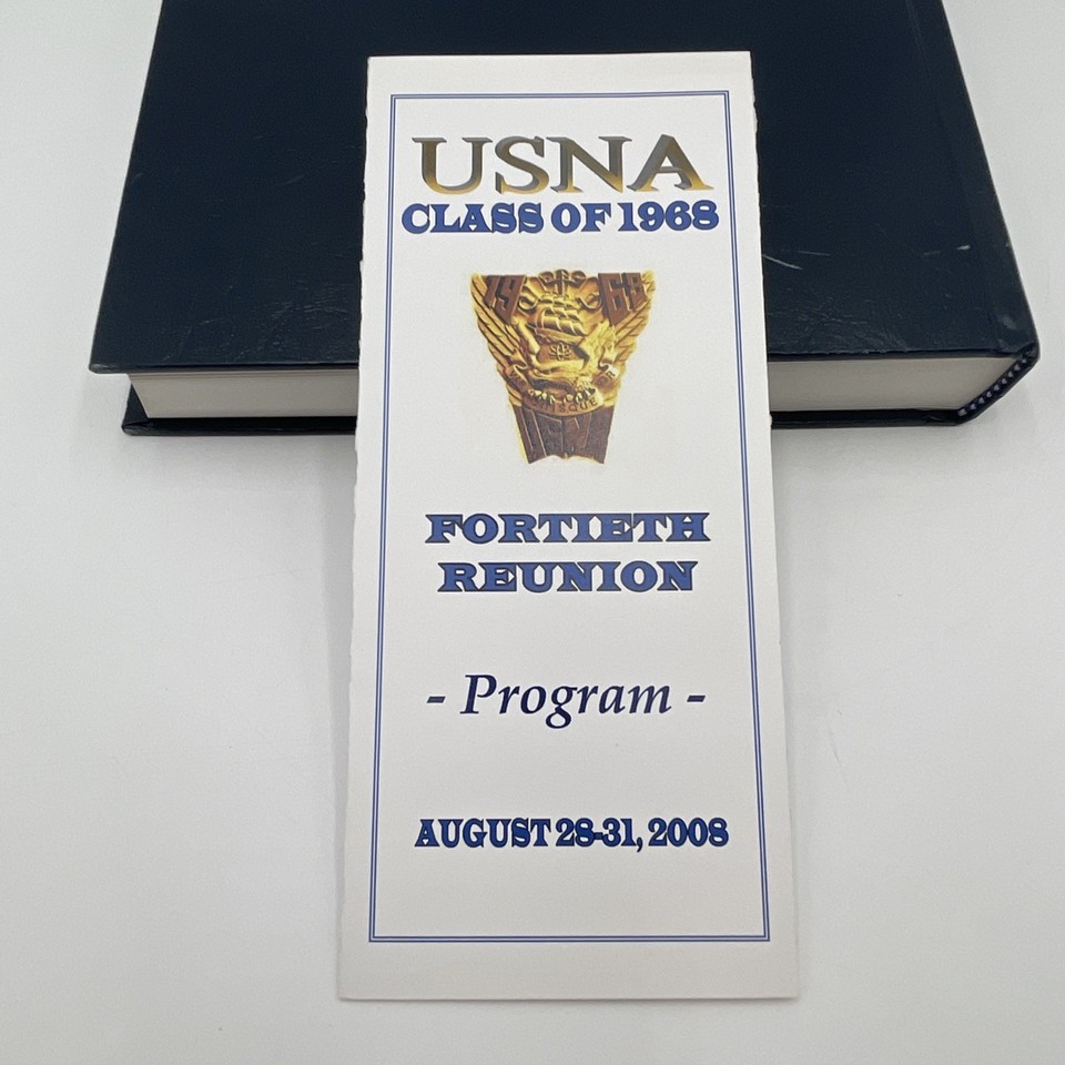1968 2008 Naval Academy 40th Reunion Lucky Bag Yearbook USNA Annapolis ...