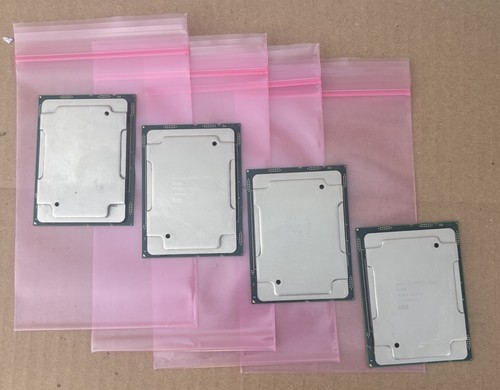 Lot of 4 Intel SRGZ9 Xeon Gold 6238R 2.2Ghz 28-Core Socket 3647 CPU ...