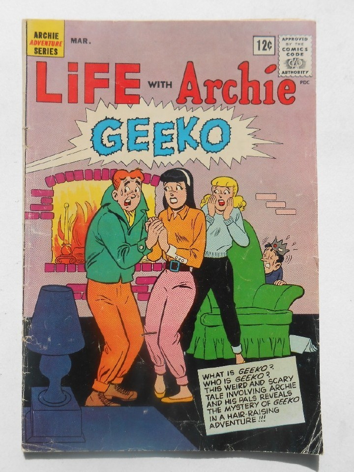 Life With Archie # 13, 39 1960's MONSTER stories Geeko, Kreeps LOW ...