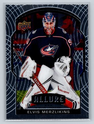 2020 Upper Deck Allure Elvis Merzlikins #16 Columbus Blue Jackets | eBay