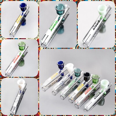 NEW 4" Thick Glass steamroller pipe Tobacco Herb Smoke 4" inch size USA ...