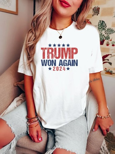 Trump Won Again Shirt, Trump Vance 2024 Shirt, Trump 47th President ...