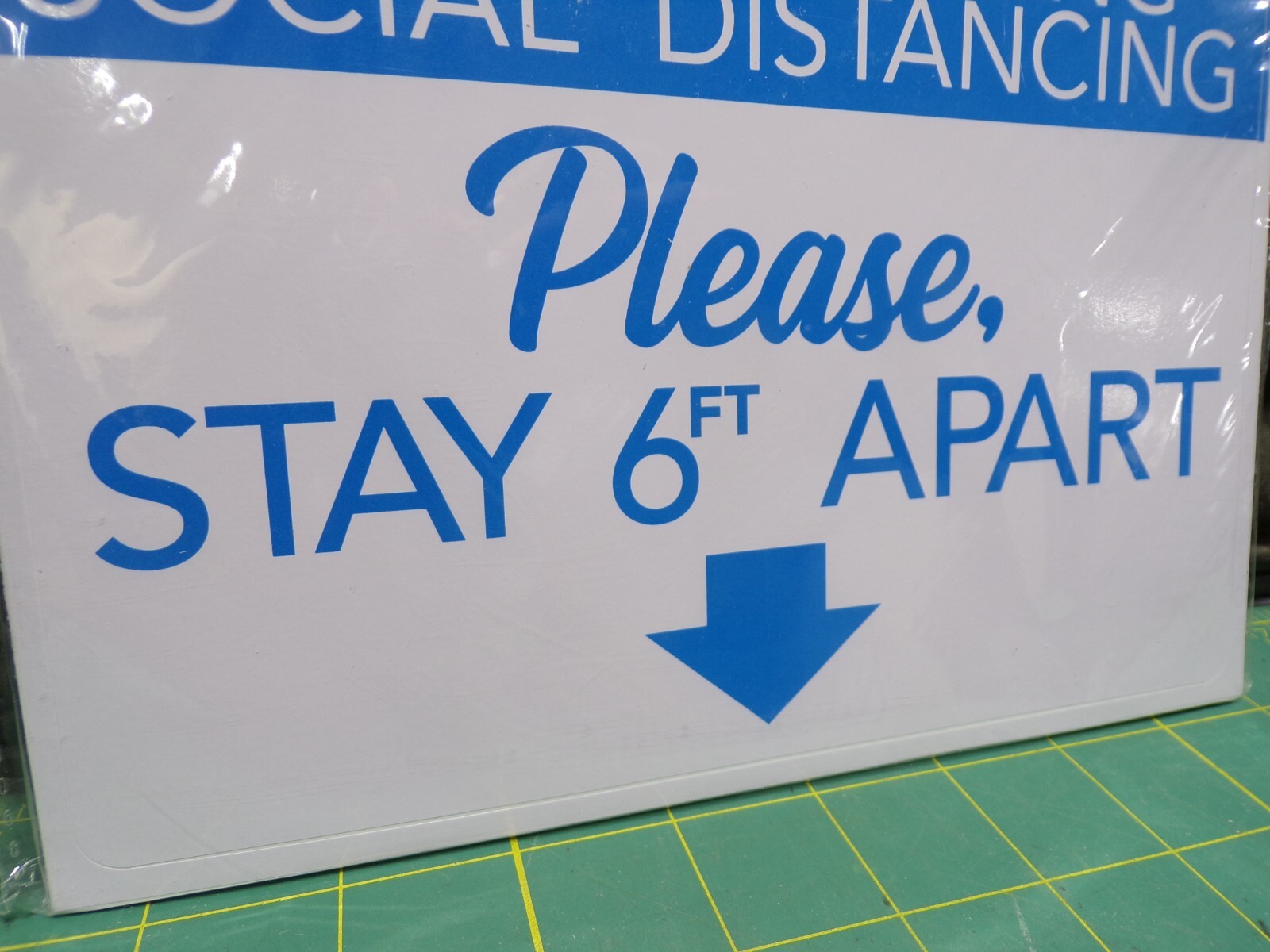 24PK Social Distancing Floor Decals (G) | eBay