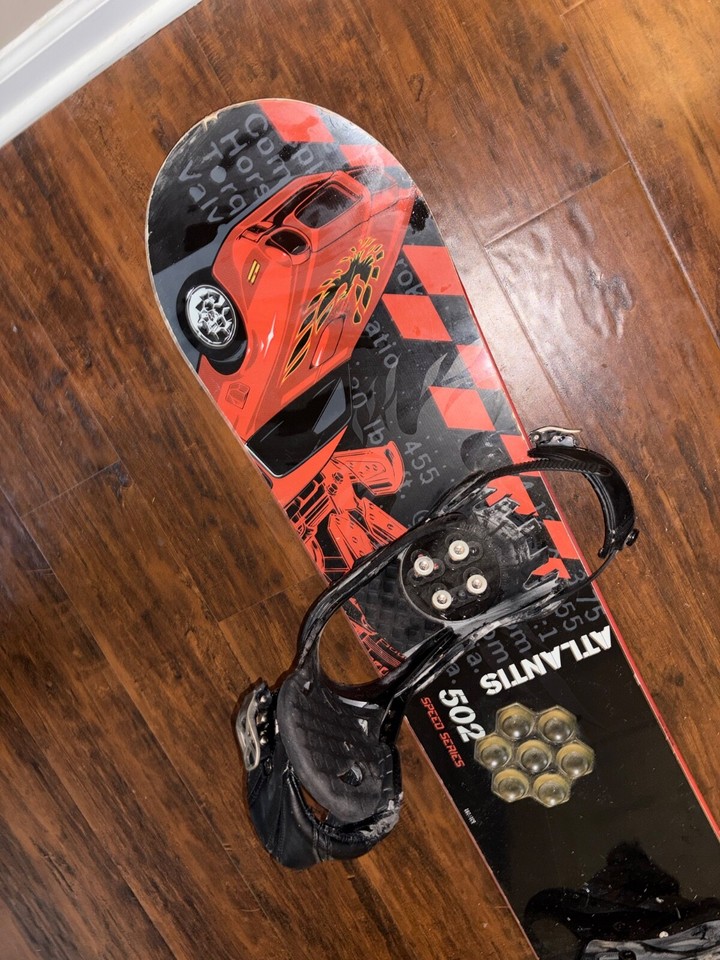 Atlantis 152 snowboard with Burton bindings included | eBay