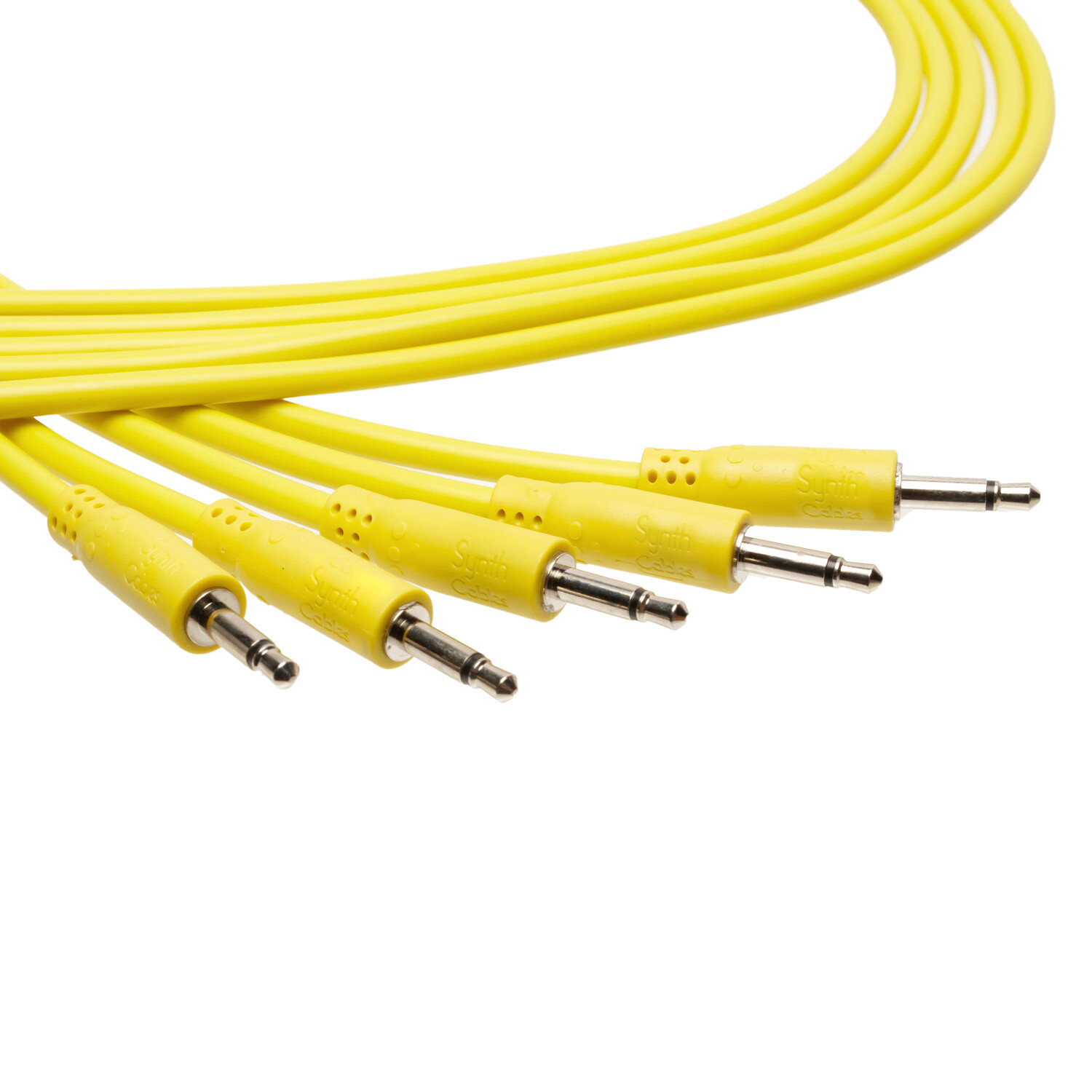 Pack of 5 x 3.5mm PVC Mono Patch Cables for Eurorack Modular Synths ...