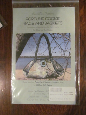 *FORTUNE COOKIE BAGS & BASKETS~4 Projects~Aunties Two Patterns~Totes ...