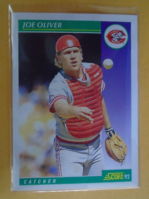 JOE OLIVER CINCINNATI REDS 1992 SCORE BASEBALL CARD #370 | eBay