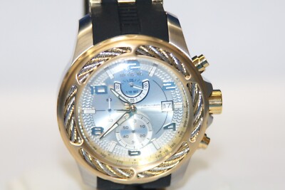 Invicta Bolt Men Model 31237 Stainless Steel Quartz 53mm Gold & Silver ...