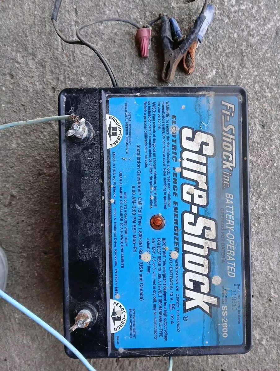 Cerco Electrico Solar Fi Shock Fi Shock Electric Fence Charger | EBay