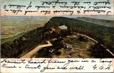 Postcard View From Summit Of Mt Tom Holyoke Mass 1905 Undivided Back Ebay 7153