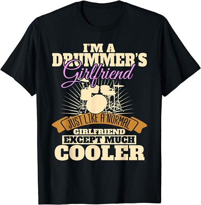 I'm A Drummer's Girlfriend Shirt Musician Girlfriend Band Gift Unisex T ...