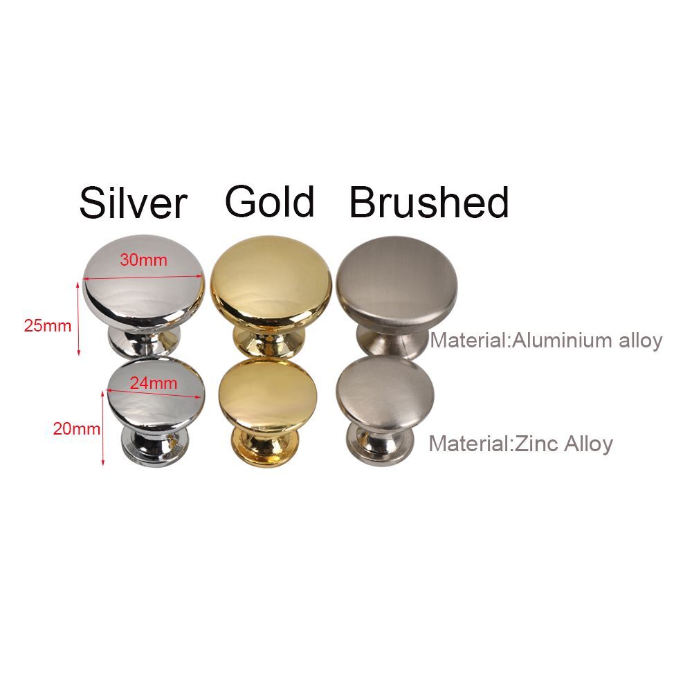 Dresser Round Shape Wardrobe Pulls Door Handle Drawer Knob Cabinet Pulls | eBay