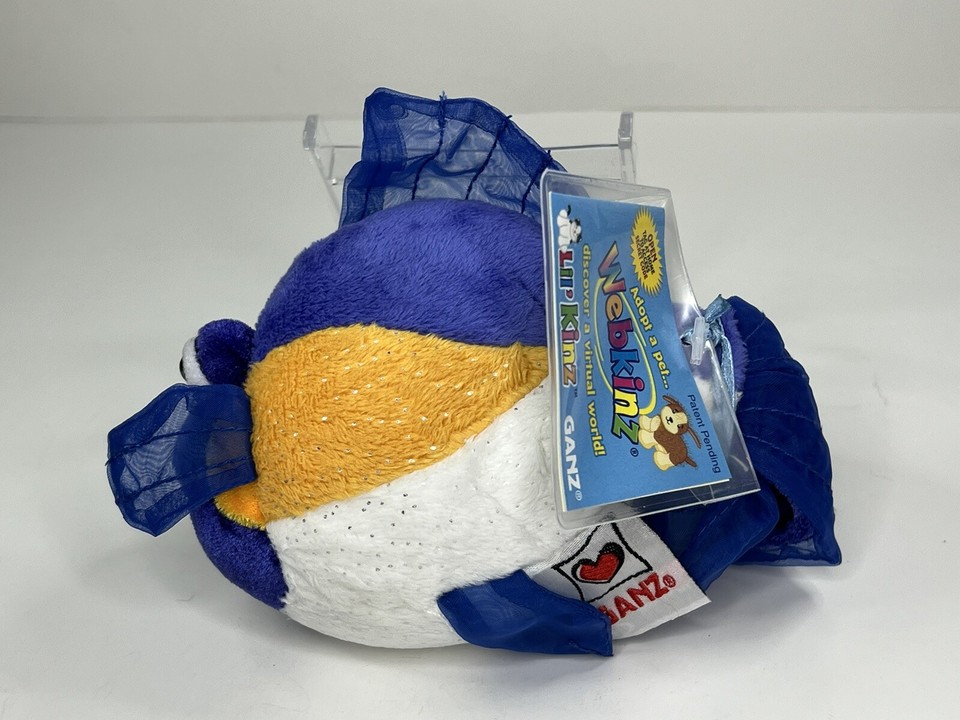Webkinz Fish Plush Lil Kinz Purple Goldfish With Code Sealed Tags HS512 ...